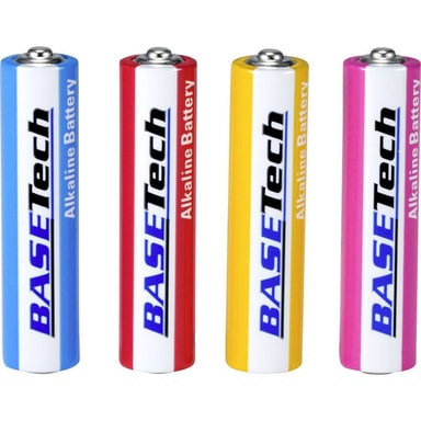 Batteri AAA (R03) Alkaliskt Basetech LR03 1300 mAh 1.5 - Elgiganten