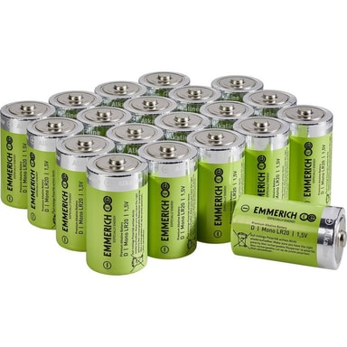 Batteri D (R20) Alkaliskt Emmerich Industrial LR20 - Elgiganten ...