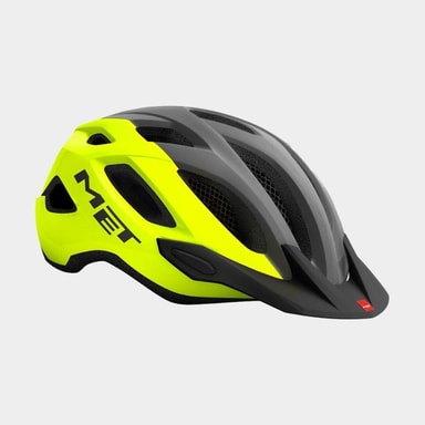 Met Crossover Safety Yellow Grey/Glossy, Cykelhjälm Gul XL - Elgiganten ...