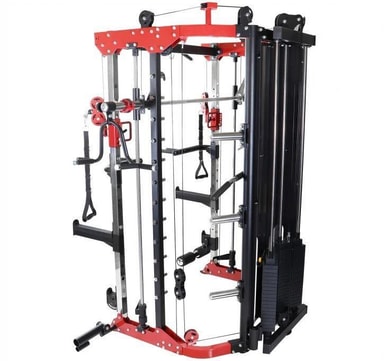 Gorilla Sports Smithmaskin MULTI Kabelmaskin - Viktmagasin 2x90kg ...