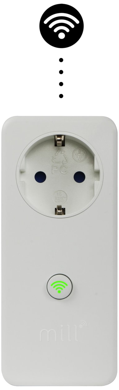 Mill smart WiFi plug WIFISOCKET - Elgiganten