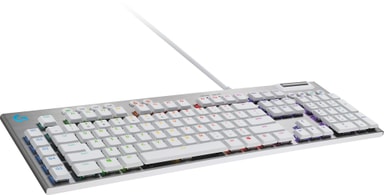Logitech G815 RBG tangentbord för gaming (vitt) - Elgiganten