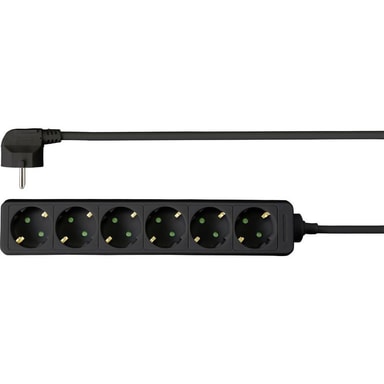 Sygonix SY-4890992 Grenuttag Svart Skyddskontakt - Elgiganten