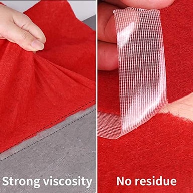 Stark dubbelsidig självhäftande tejp Gul 50 mm/25 m - Elgiganten