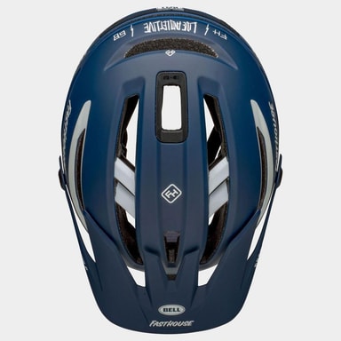 Bell Sixer MIPS Matte/Gloss Blue/White Fasthouse, Cykelhjälm Blå Large ...