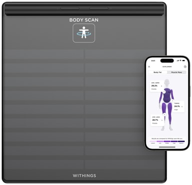 Withings Body Scan badrumsvåg WBS08-Black-All-Inter - Elgiganten