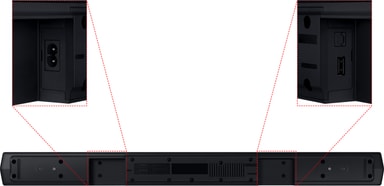 Samsung 2.1 kanals HW-C460 soundbar (svart) - Elgiganten - Elgiganten