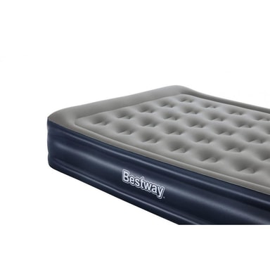 Bestway Luftmadrass Cornerstone Queen 2-pers inbyggd pump - Elgiganten