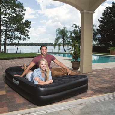 Bestway Luftmadrass Premiumed inbyggd pump 203x152 - Elgiganten - Elgiganten