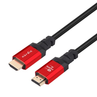 NÖRDIC CERTIFIED CABLES 3m Ultra High Speed HDMI 2.1 8K 60Hz 4K 120Hz ...