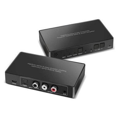 NÖRDIC Digital till Analog ljudomvandlare Mini DAC, Toslink och Coaxial ...