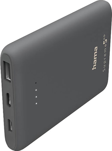Hama Supreme 5HD 5000mAh Powerbank - Elgiganten - Elgiganten