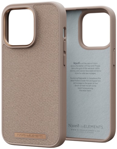 Njord by Elements iPhone 14 Skal Fabric Just Case Pink Sand ...