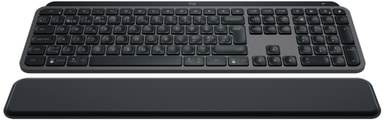 Logitech MX Keys S trådlöst tangentbord med handledsstöd (grafit ...