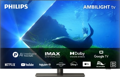 Philips 42" OLED808 4K OLED Ambilight Smart TV (2023) - Elgiganten