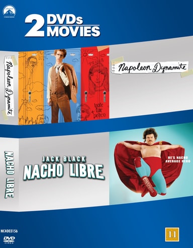 Napoleon Dynamite + Nacho Libre (DVD) - Elgiganten