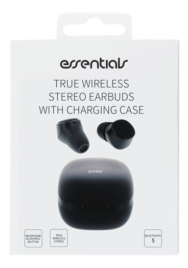 Essentials True Wireless Stereo in-ear, IPX6, Svart - Elgiganten