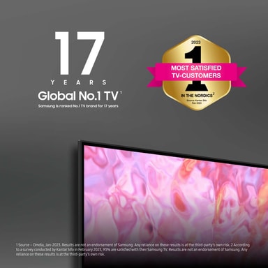 Samsung 75" Q60C 4K QLED Smart TV (2023) - Elgiganten - Elgiganten