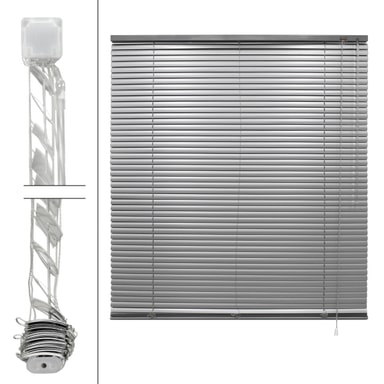 ECD Germany aluminium persienner 110 x 220 cm - silver ...