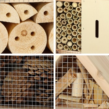 Insekter hus Insektenhotel XXL inkubator holken Insekter Bin Hotel Wood ...