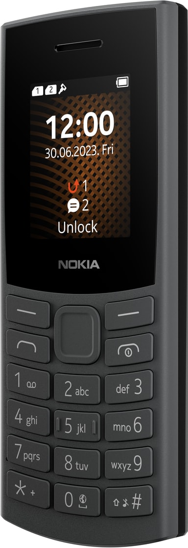 Nokia 105 Classic mobiltelefon (svart) - Elgiganten