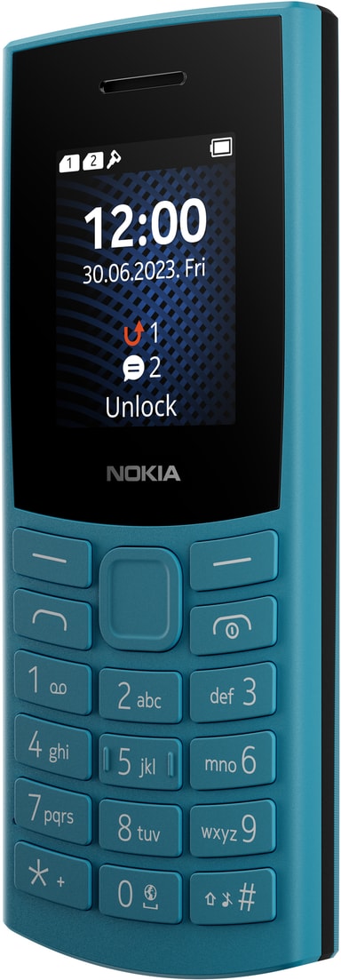 Nokia 105 Classic mobiltelefon (blå) - Elgiganten