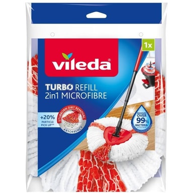 Vileda Turbo Refill 2 in 1 Microfibre - Elgiganten