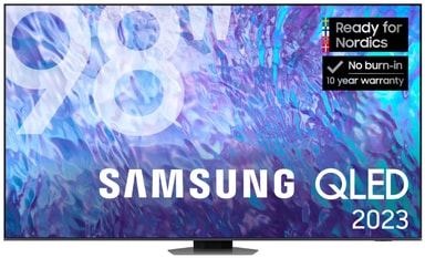 Samsung 98" Q80C 4K QLED Smart TV (2023) - Elgiganten