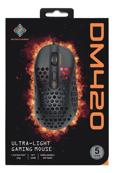 DELTACO GAMING DM420 Lightweight gaming mouse, black - Elgiganten ...