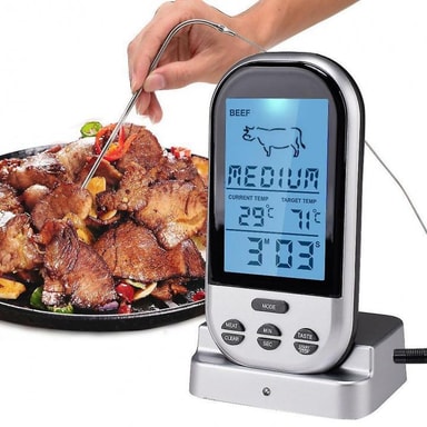 Trådlös kökstermometer, digital - Elgiganten