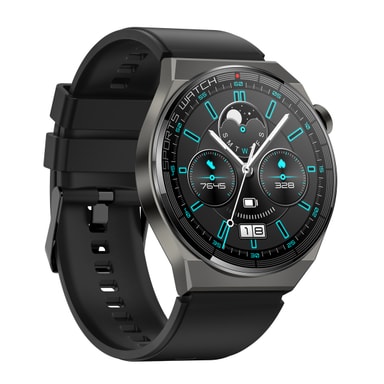 Smart klocka med puls, sömnmonitor, stegräknare IP67 Svart - Elgiganten