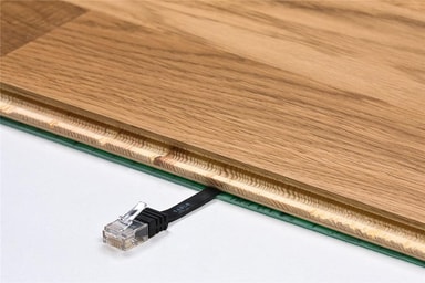 Goobay CAT 6 platt patchkabel, U/UTP, blå - Elgiganten