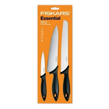 Fiskars Essential Knivset 3 Knivar - Elgiganten