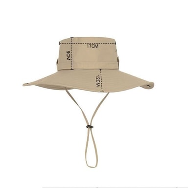 Boonie hatt / Fiskehatt - Beige - Elgiganten