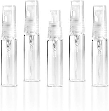 Mini påfyllbar parfym sprayflaska glasflaska 5 ml 5-pack Transparent ...