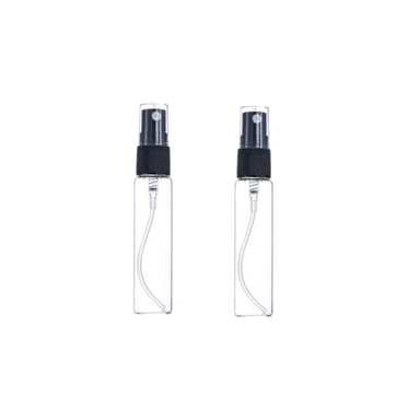 Mini påfyllbar parfym sprayflaska glasflaska 5 ml 2-pack Svart - Elgiganten