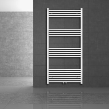 ECD Germany radiator badrum radiator handdukstork 500 x 900 mm vit rak ...
