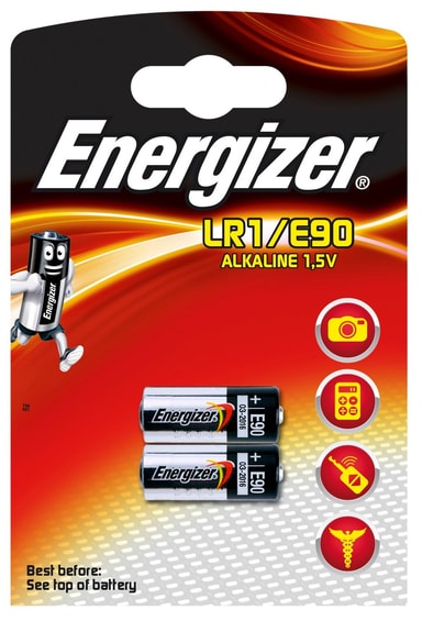 Energizer LR1/E90 Alkaline Batteri (2 st) - Elgiganten - Elgiganten