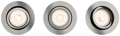 Philips Donegal taklampa GU10 3-pack (silver) - Elgiganten