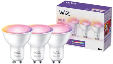 Wiz Connected Wi-Fi BLE LED-lampor 4,7 W GU10 3-pack - Elgiganten ...