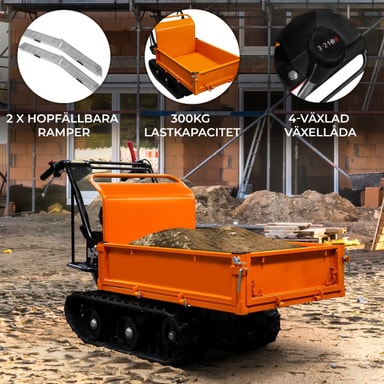 Bandburen Bensindriven Minidumper & TransportÃ¶r - Elgiganten - Elgiganten