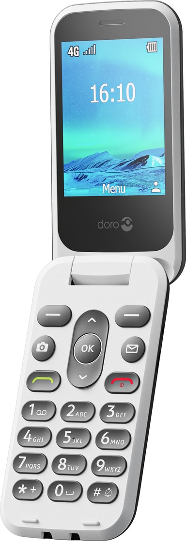 Doro 2881 mobiltelefon (svart) - Elgiganten