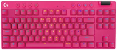 Logitech G Pro Tkl Tactile Trådlöst Tangentbord Gaming Rosa