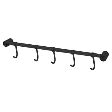 Hängande köksskena Krokar Vägghållare (5 krokar) - Elgiganten