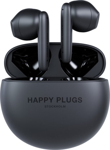 Happy Plugs Joy Lite true wireless in-ear hörlurar (svart) - Elgiganten
