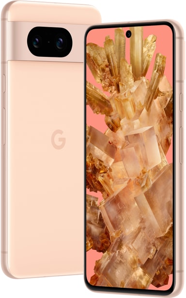 Google Pixel 8 5G smartphone 8/256GB (Rose) - Elgiganten