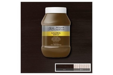 Galeria Acrylic 1L Burnt Umber 076 - Elgiganten