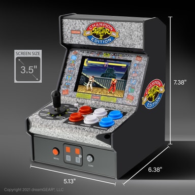 My Arcade Micro Player Pro 7.5” Street Fighter II Retro spelkonsol ...