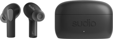Sudio E3 true wireless in-ear hörlurar (svart) - Elgiganten - Elgiganten