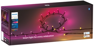 Philips Hue Festavia ljusslinga för utomhusbruk 28W 20m - Elgiganten ...